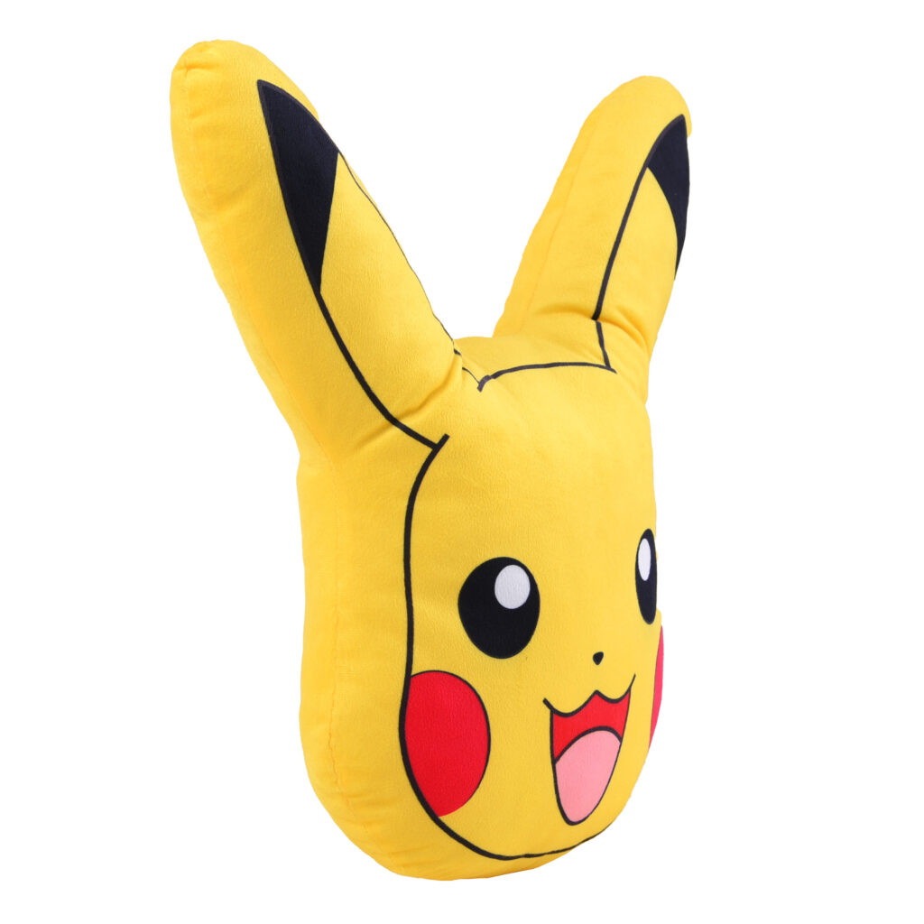 Pokémon Dekokissen 'Pikachu' – 40x40 cm, Soft Velboa - HERDING Shop